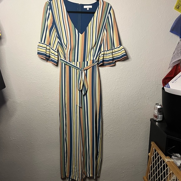 june & hudson | Pants & Jumpsuits | June And Hudson Vertical Striped ...